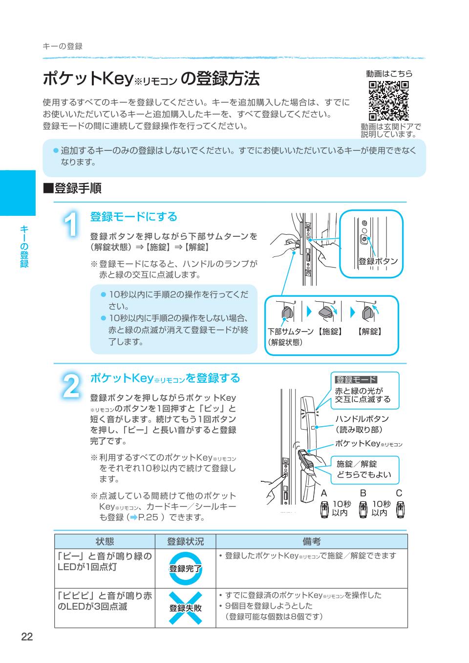 使い方・お手入れガイド｜スライディングドア ポケットKey｜[ポケットKey]使い方 - YKK AP株式会社